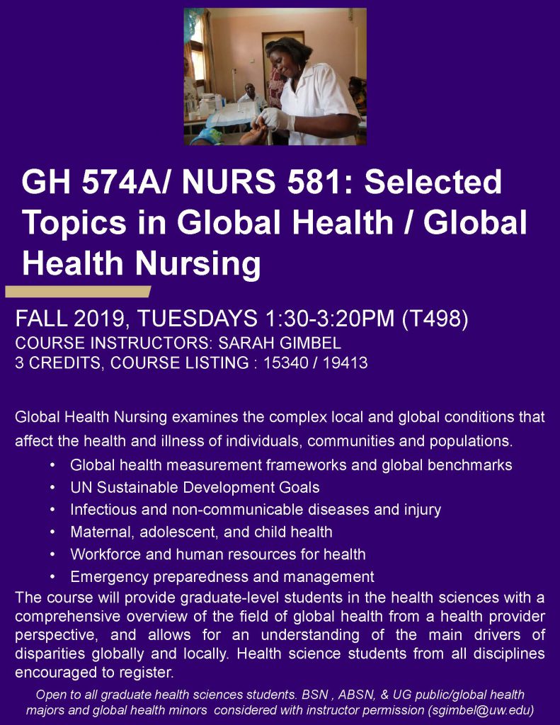 Global Health Nursing Course | cghn.nursing.uw.edu